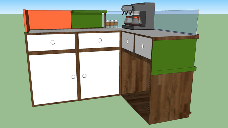 coffee counter | 3D Warehouse
