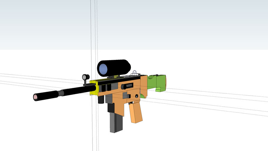 Scar assualt rifle modified type | 3D Warehouse