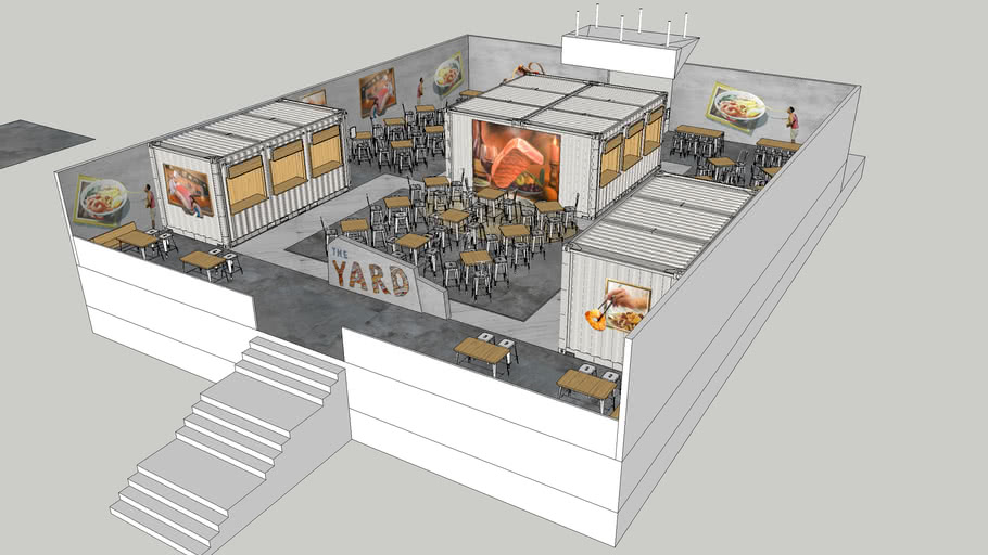 jerjerome_ the yard initial design | 3D Warehouse