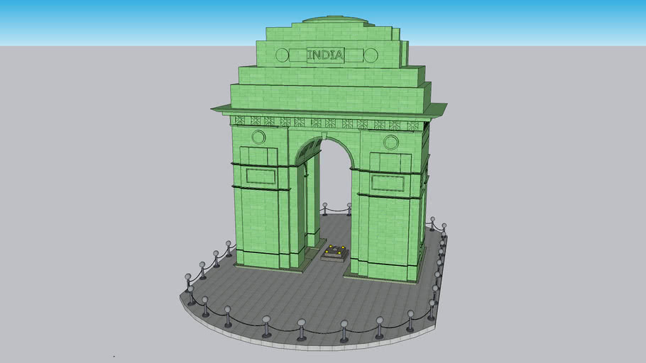 india gate | 3D Warehouse