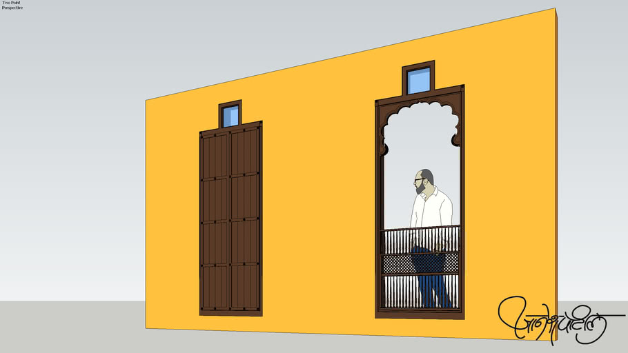 WINDOW#MARATHA ARCHITECTURE#INDIAN ARCHITECTURE# | 3D Warehouse