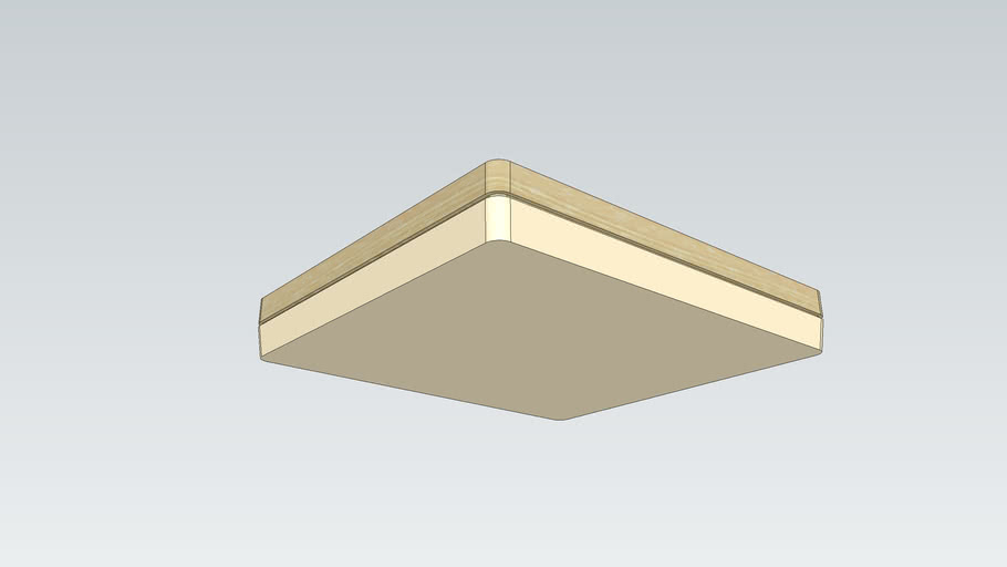 Minimalist Rectangluar ceiling light | 3D Warehouse