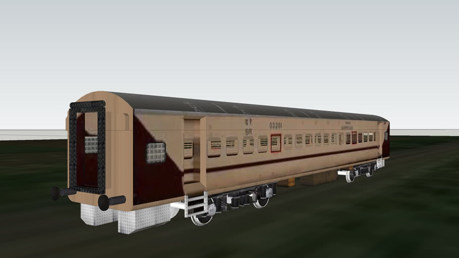 ICF Utkrisht Coach,Indian Railway By Rajat Warang | 3D Warehouse