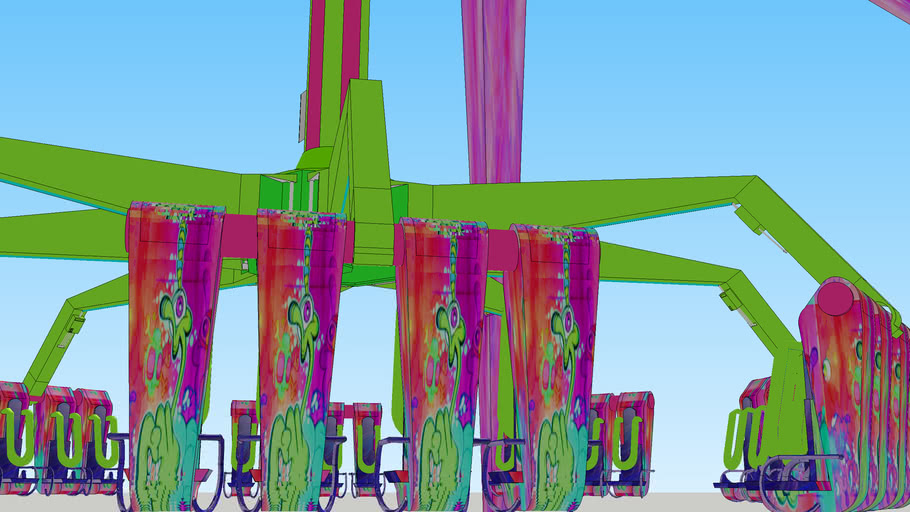 KMG Ride Spinner fun fair | 3D Warehouse