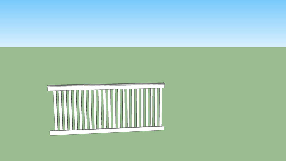 wood rail | 3D Warehouse
