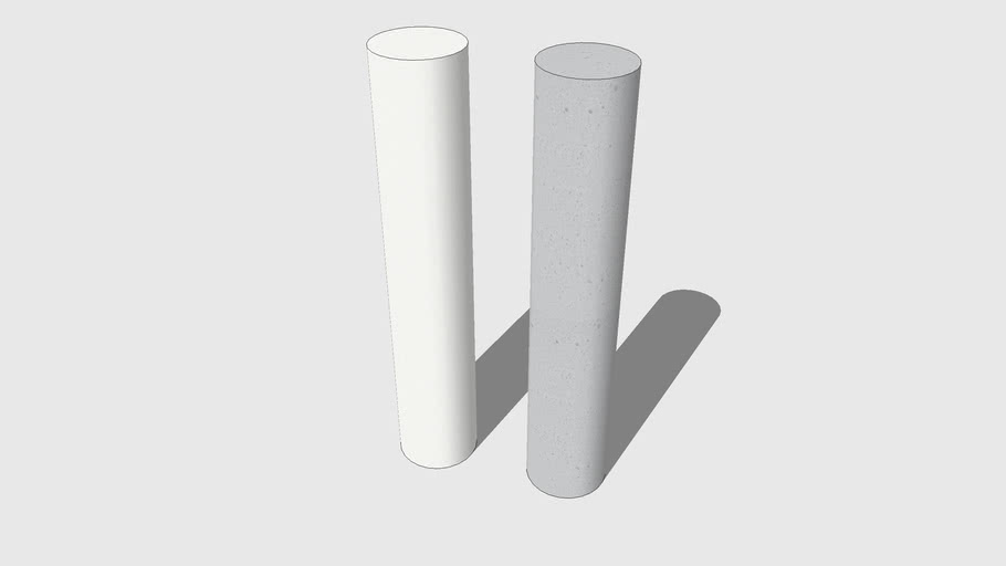 Skum Acoustics - Rör - Basotect sound absorber cylinder | 3D Warehouse