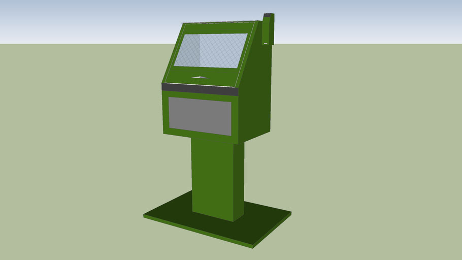 Outdoor Newspaper Stand | 3D Warehouse