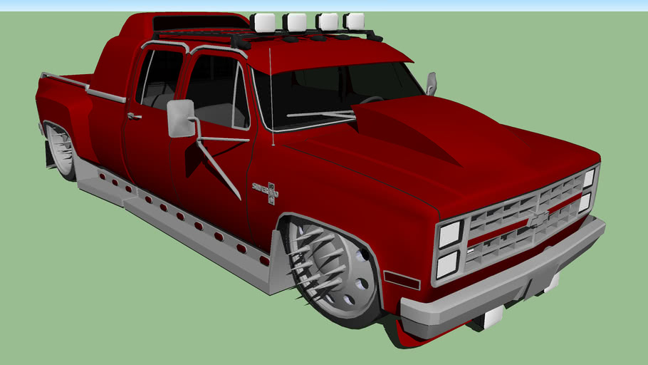 1986 chevy silverado dually custom | 3D Warehouse