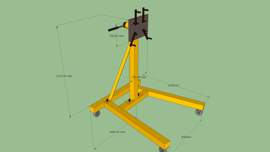 Engine stand | 3D Warehouse