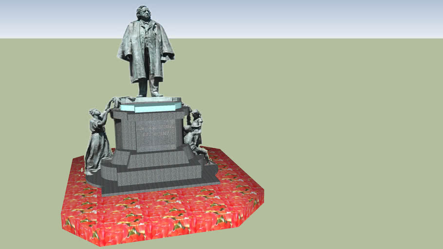 Henry Ward Beecher Monument | 3D Warehouse