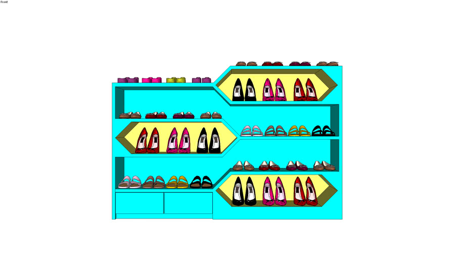 shoes display | 3D Warehouse