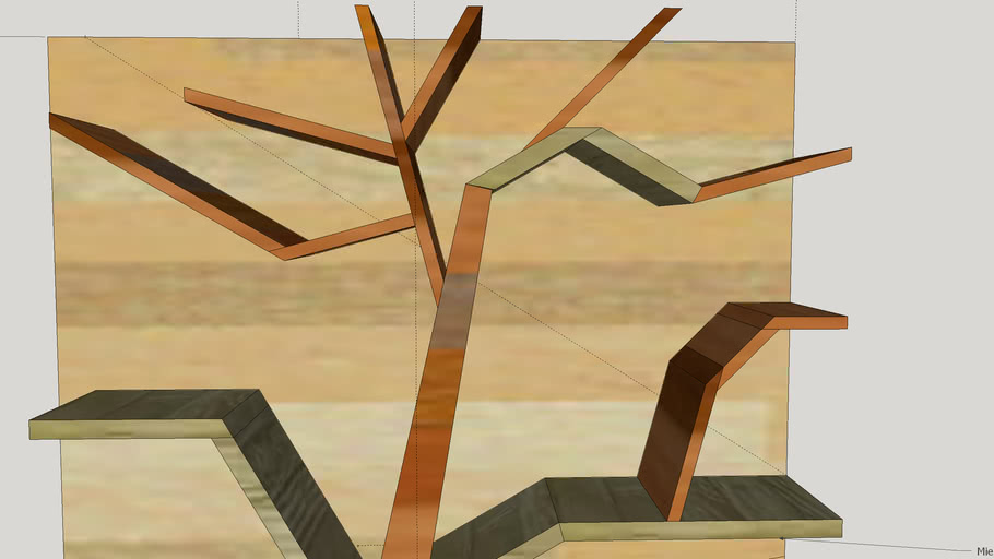 tree shaped decoration rack | 3D Warehouse