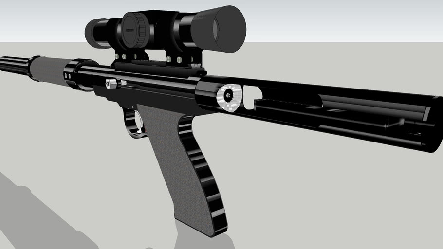 Line SI Bushmaster paintball gun | 3D Warehouse