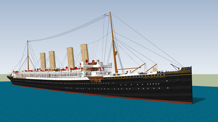 SS Kaiser Wilhelm Der Grosse | 3D Warehouse