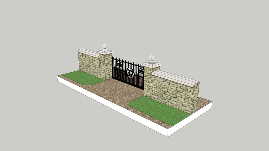 Entry Gate 3d Warehouse
