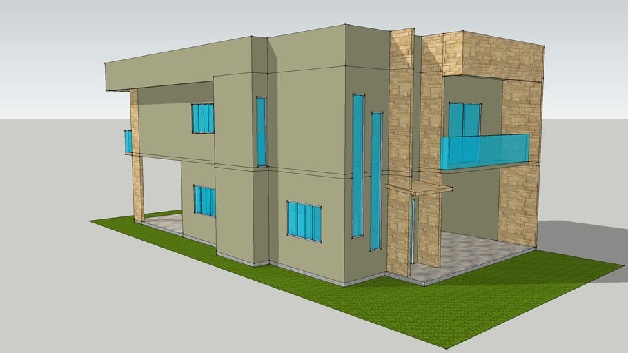 Two-Story House - Sobrado | 3D Warehouse