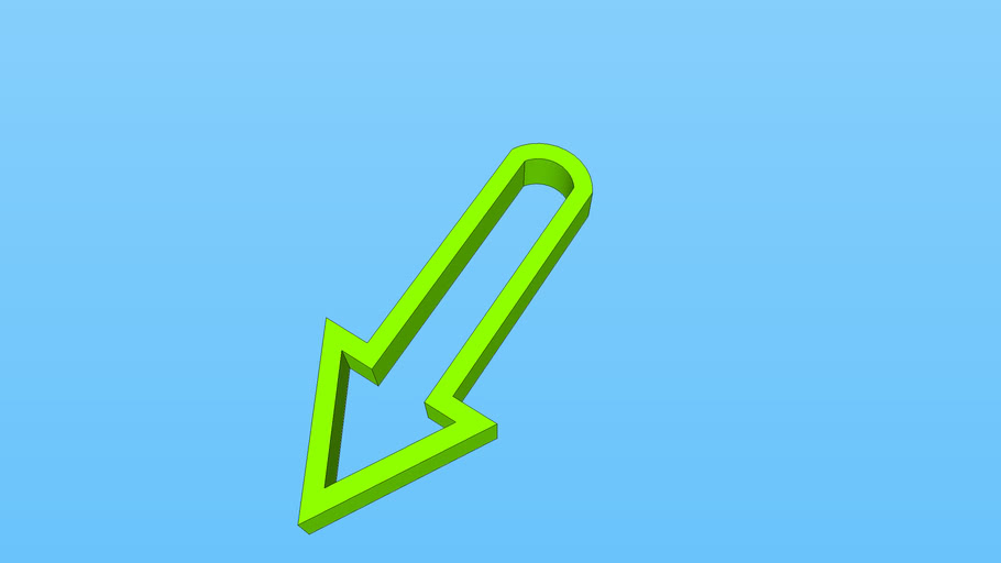 weird arrow | 3D Warehouse