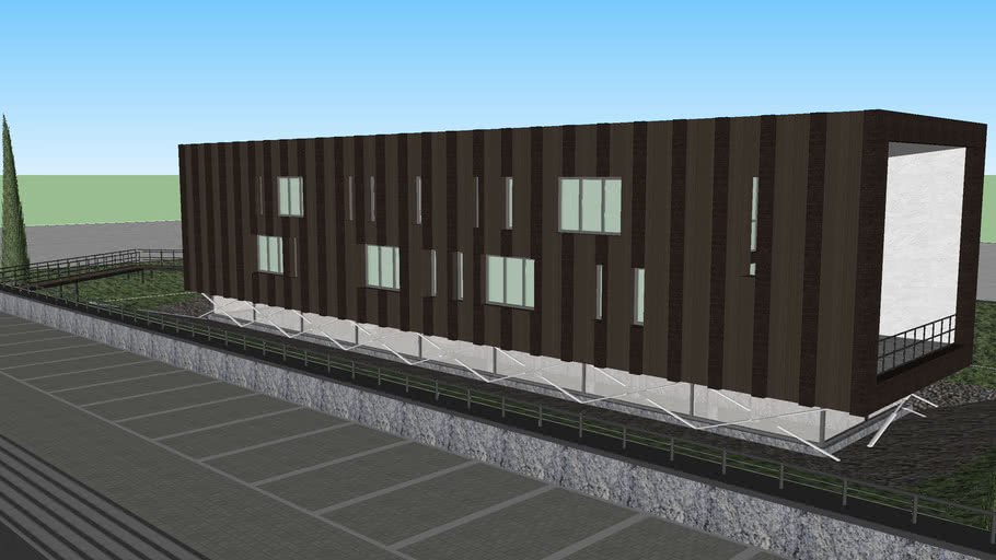 modern office building | 3D Warehouse