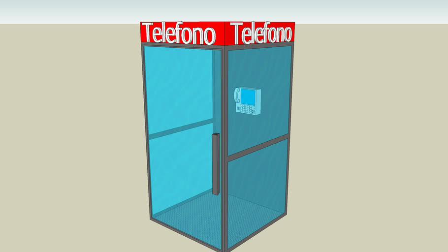 Cabina telefonica | 3D Warehouse