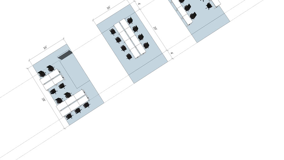 office layout | 3D Warehouse