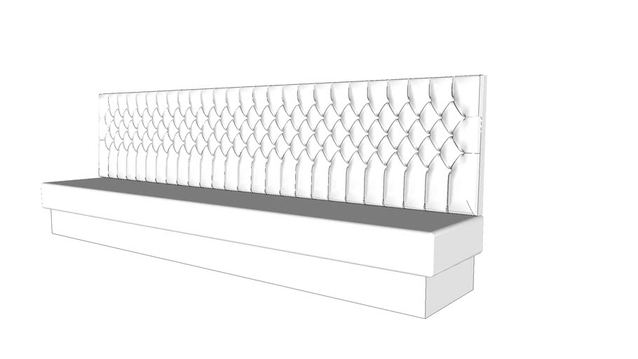 sofa bench | 3D Warehouse