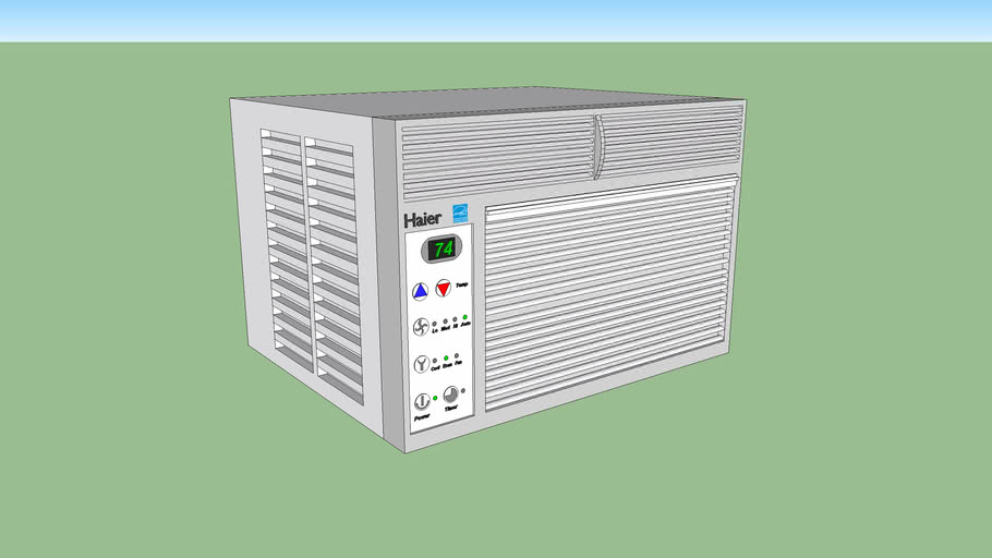 Cheap modern Window Air Conditioner | 3D Warehouse
