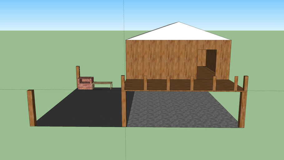 casa simples de sitio | 3D Warehouse