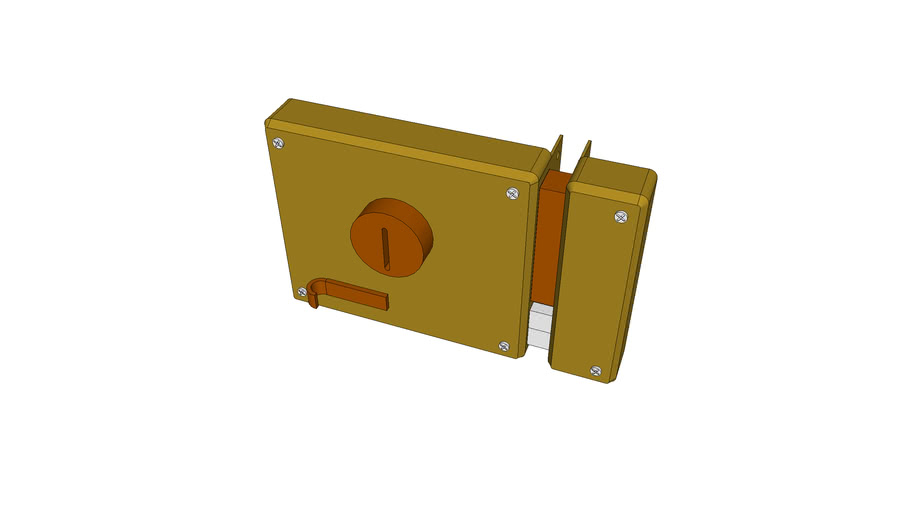 LOCK for metal DOOR | 3D Warehouse