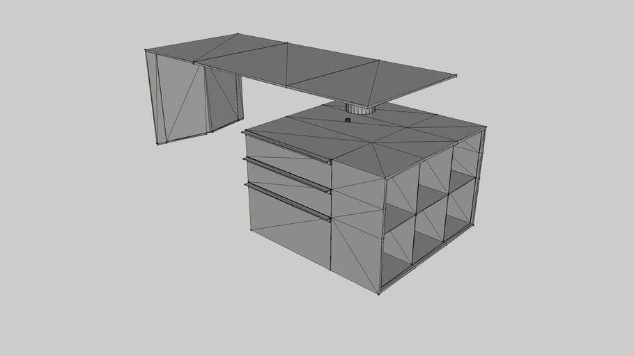 CEO Cube Desk dx | 3D Warehouse