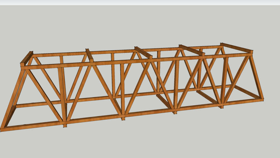 Warren truss bridge | 3D Warehouse