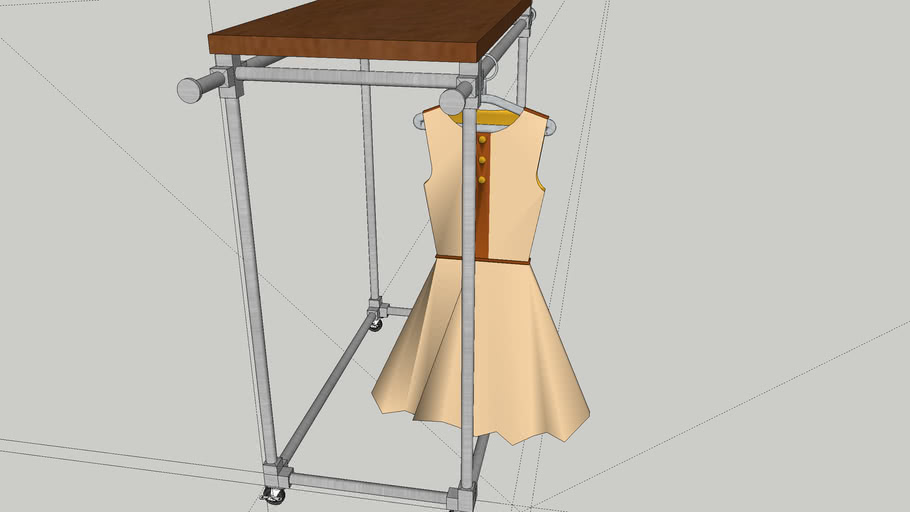 garment rack | 3D Warehouse