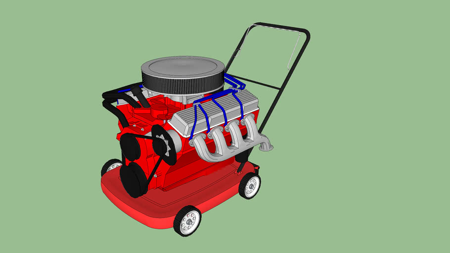 V8 lawnmower | 3D Warehouse