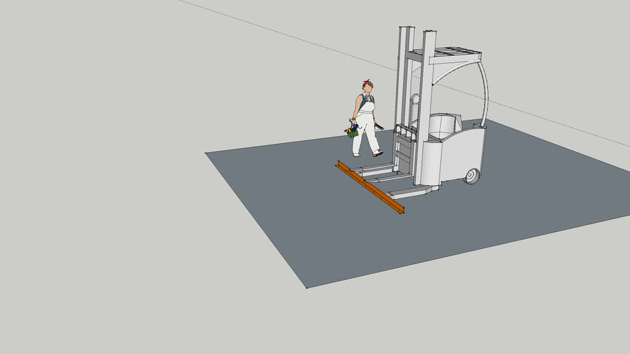 Reach Truck | 3D Warehouse