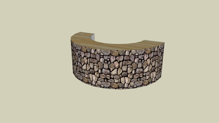 Curved Counter | 3D Warehouse