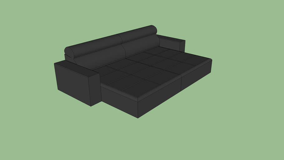 sofa chaise long | 3D Warehouse