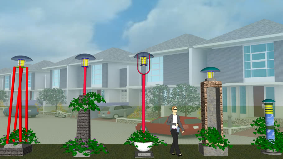 lampu jalan 14 | 3D Warehouse