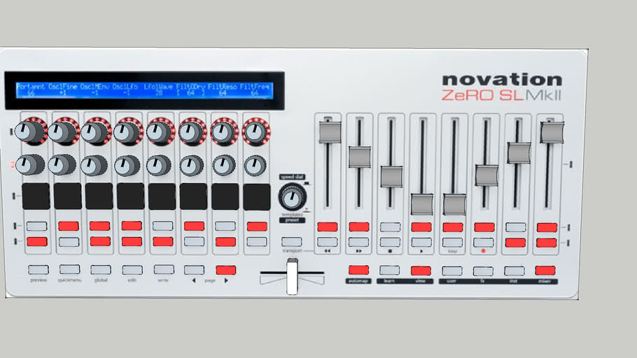 Novation Zero SL Mk II | 3D Warehouse
