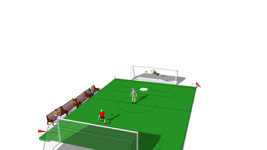 cancha de futbol | 3D Warehouse