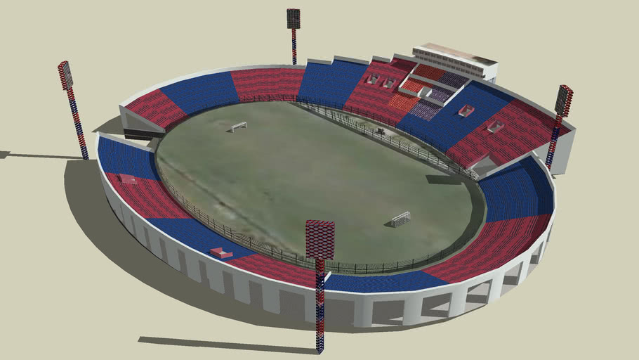 Estadio General Pablo Rojas, Asunción | 3D Warehouse