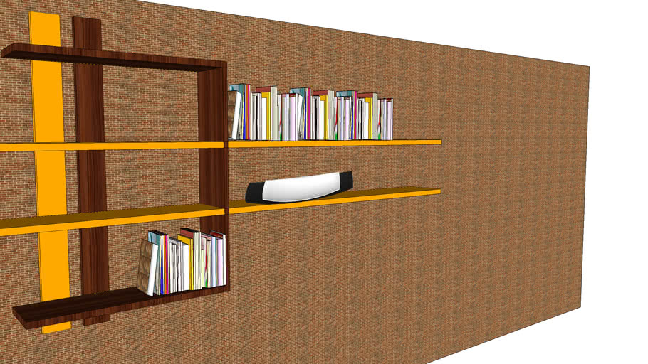 book storage +shelf | 3D Warehouse