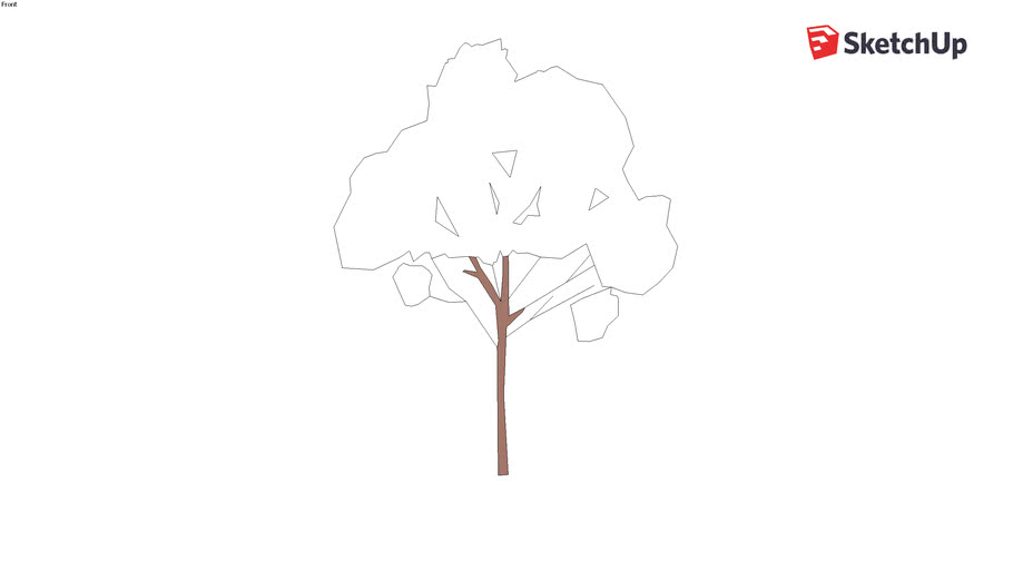 Copy of Plants_Trees-2D_Sketch-Tree8 by SketchUp revised by Katya | 3D ...