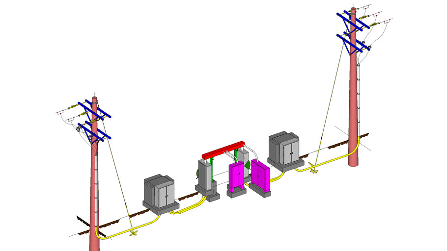 33kV-415V Substation Metering x Carl U | 3D Warehouse