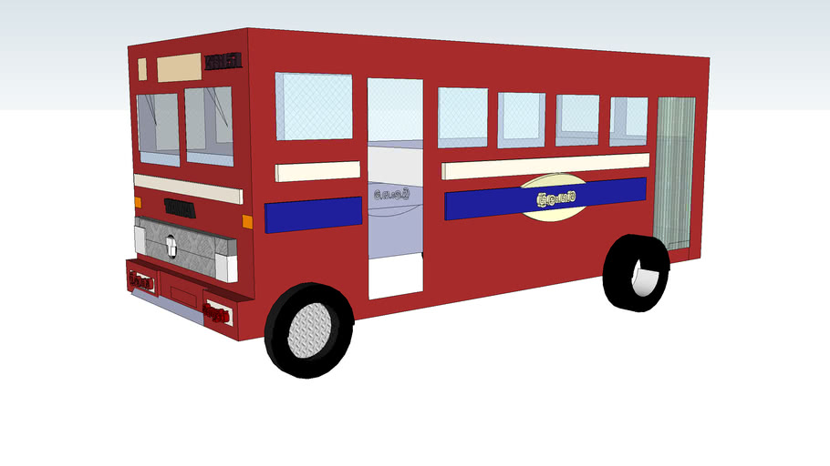 Sri Lanka Transport Board Bus (CTB Bus) | 3D Warehouse