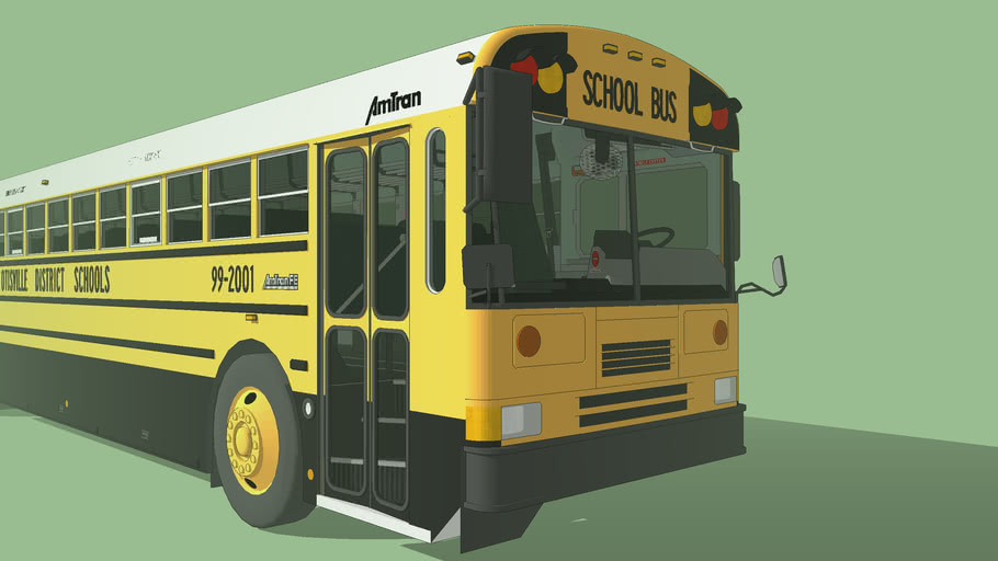 2000 International AmTran FE school bus | 3D Warehouse