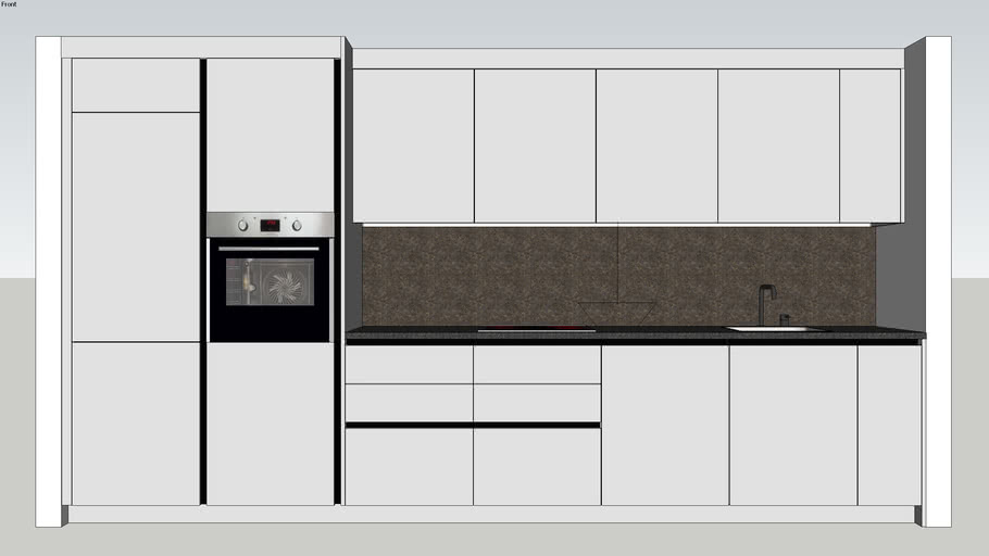 Handleless Kitchen | 3D Warehouse