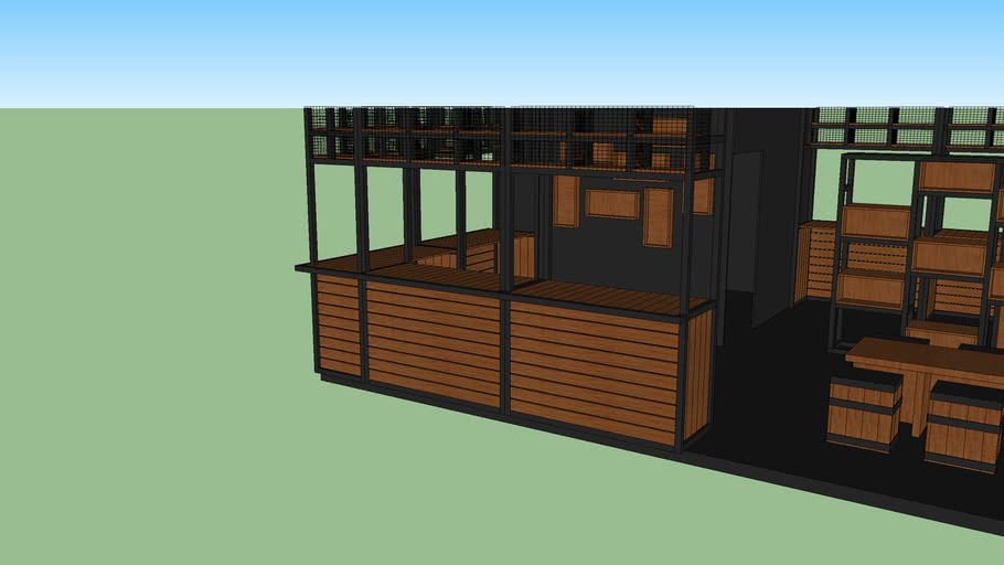 vape booth exebition | 3D Warehouse