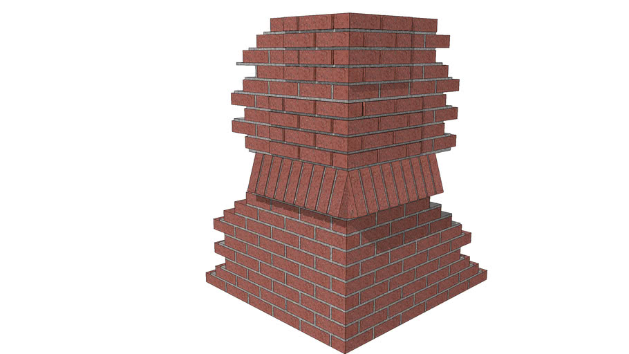 BRICK DETAIL W/ WATER TABLE & COINS | 3D Warehouse