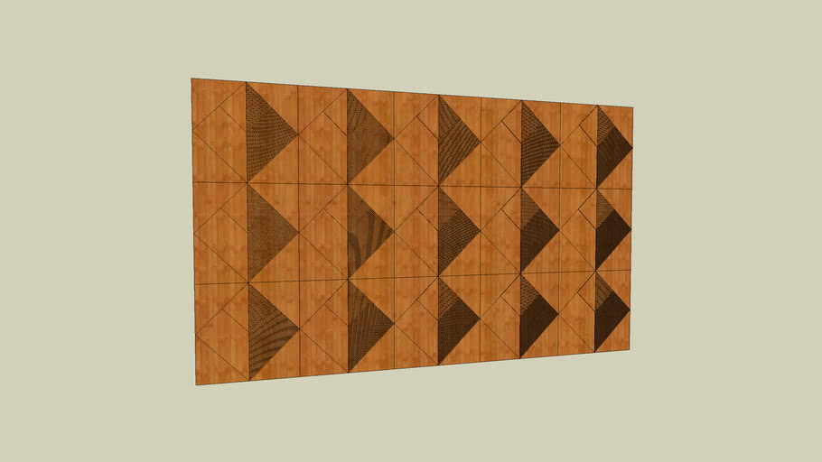 3D wood panel | 3D Warehouse