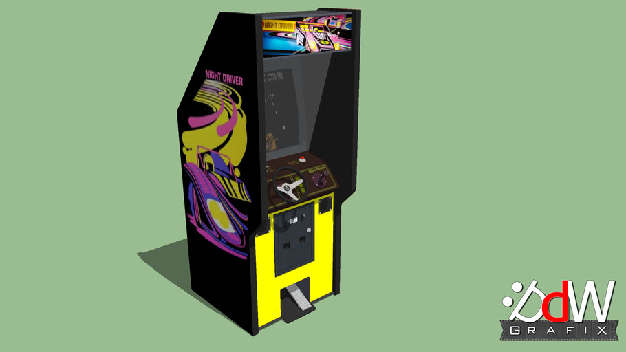 Atari Night Driver (1976) | 3D Warehouse