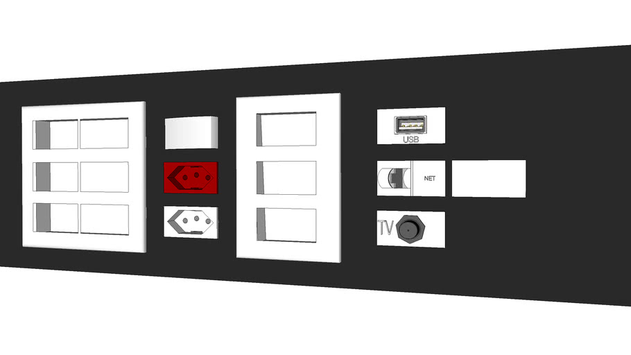 TOMADAS DE MÓDULOS | 3D Warehouse
